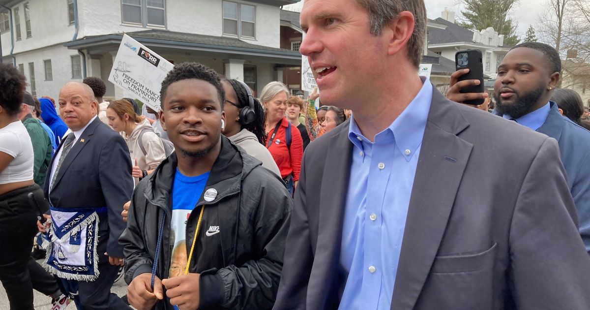 Kentucky governor marks civil rights event by condemning limits on ...