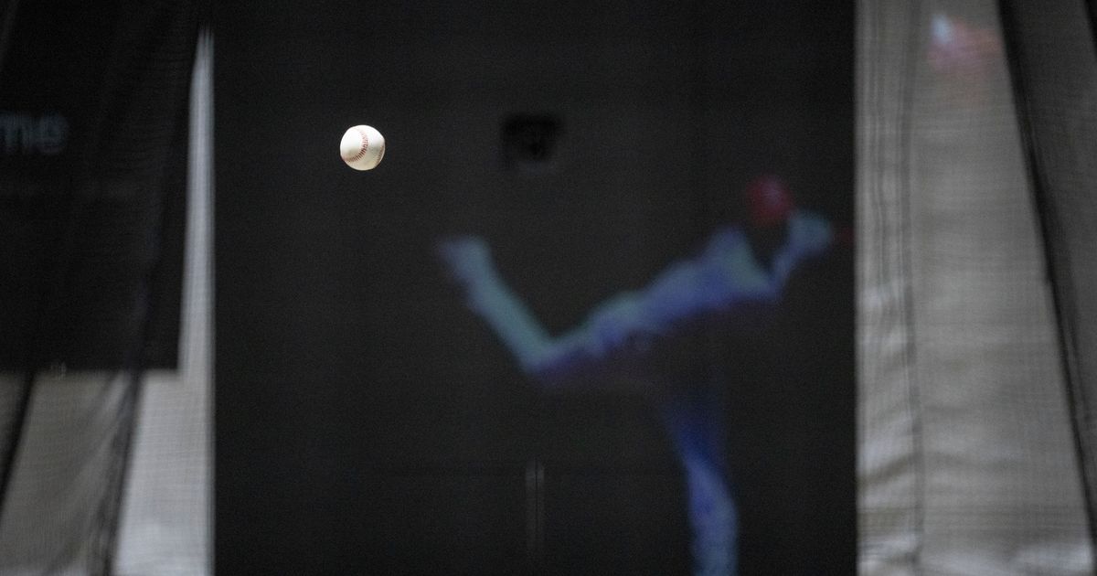 Robots replicate reality: High-tech pitching machine mimics every ...