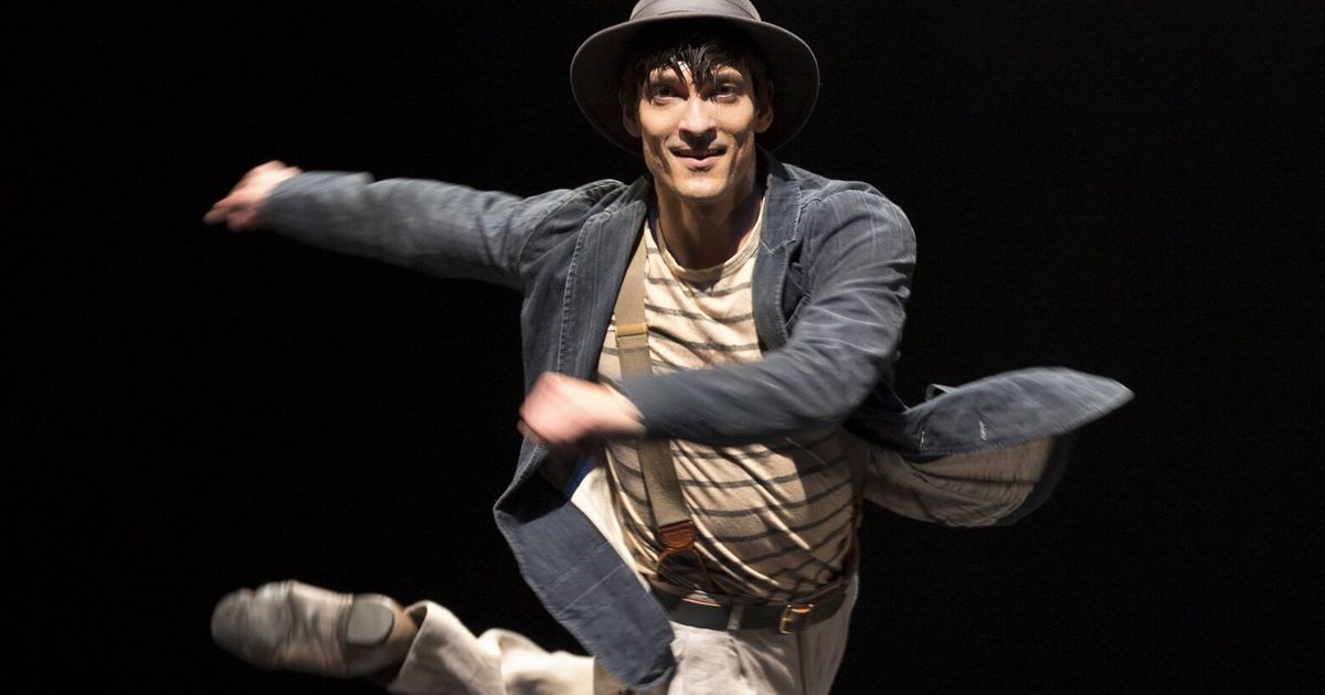 Dancer James Yoichi Moore preparing to jeté off PNB stage | The Seattle ...
