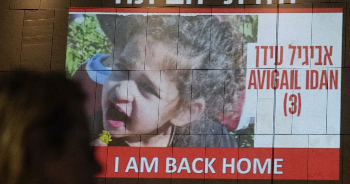 Biden Meets 4 Year Old Abigail Edan An American Who Was Held Hostage By Hamas The Seattle Times