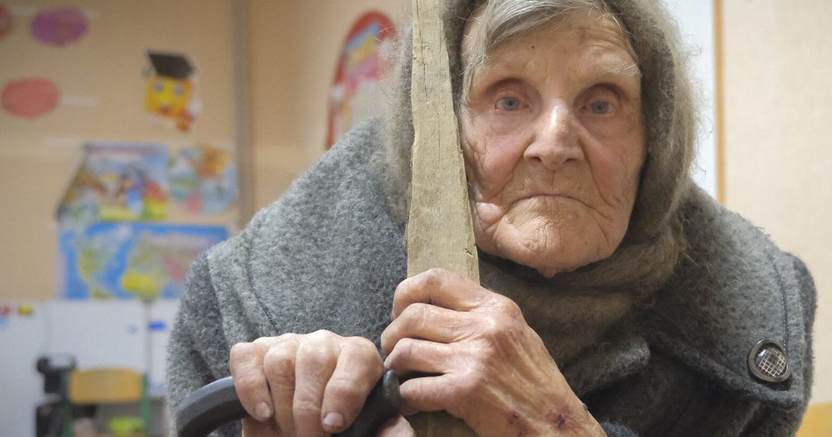 A 98-year-old in Ukraine walked miles to safety from Russians, with ...
