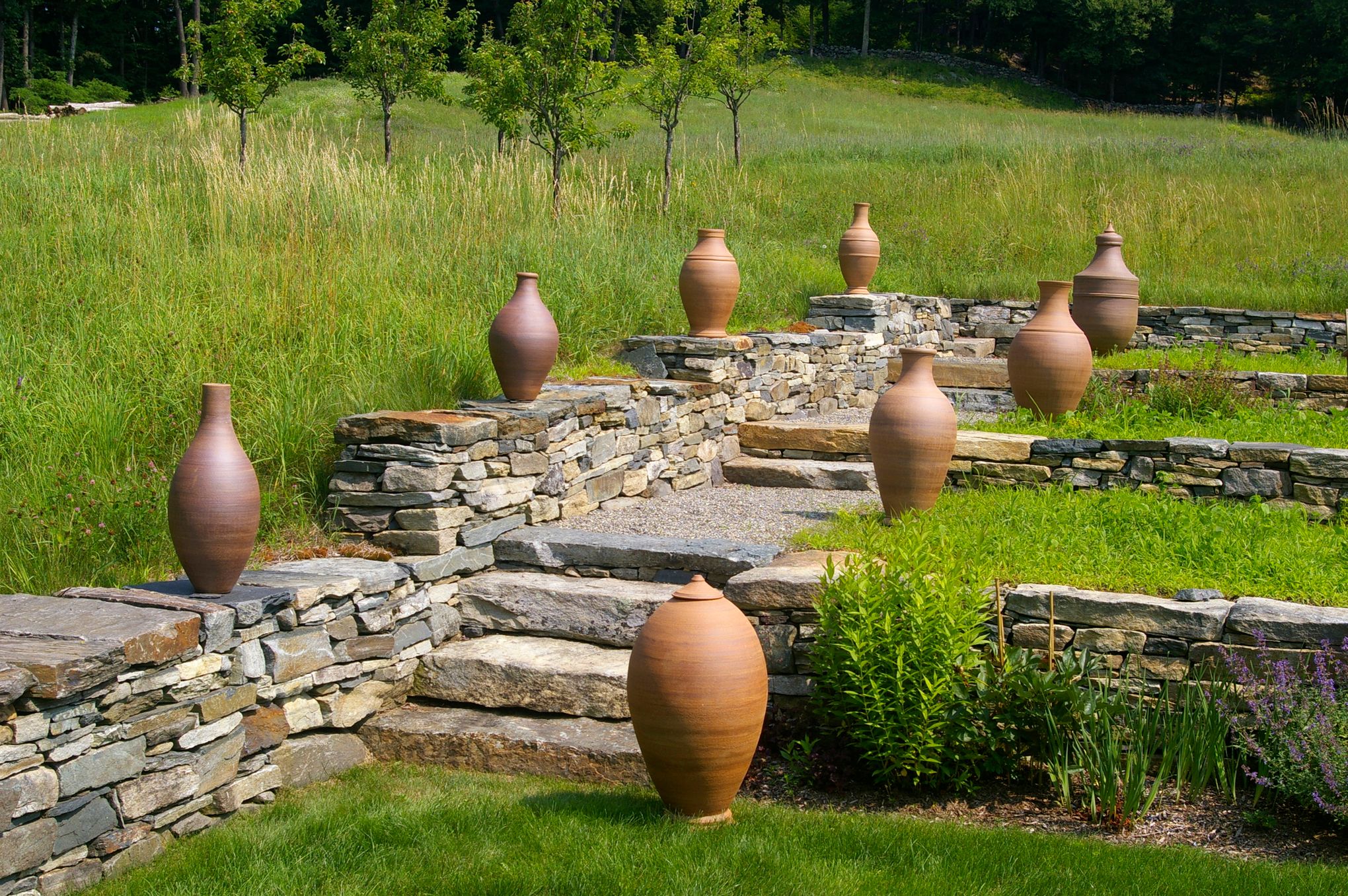 Garden Art Using Clay Pots Tall Indian Clay Pot – The Palms Sydney