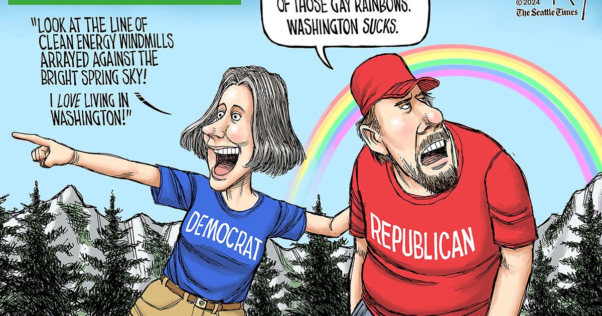 Politics colors our vision of the Evergreen State | The Seattle Times