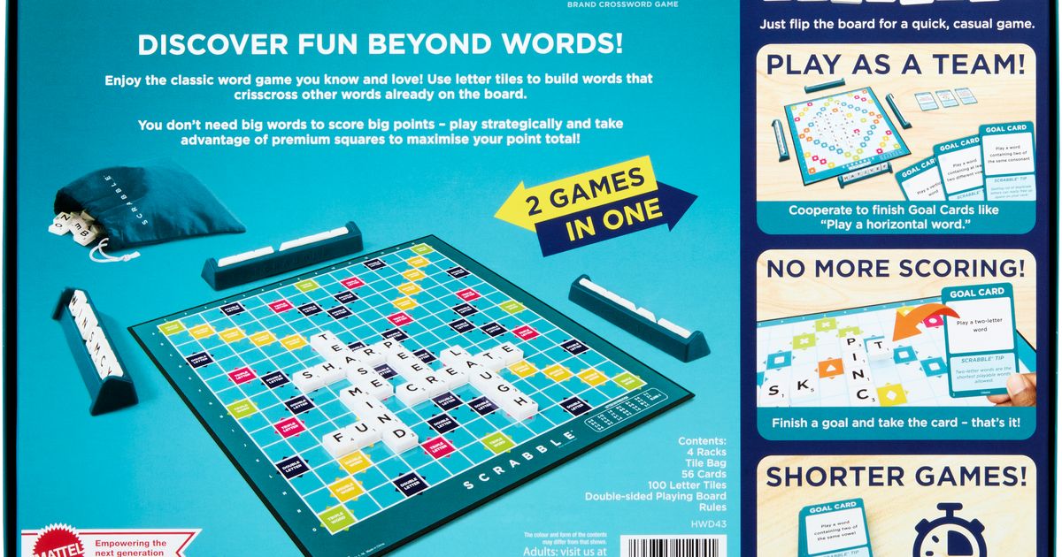 A new version of Scrabble aims to make the word-building game more ...