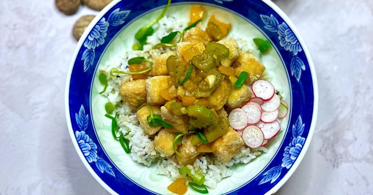 Fried tofu with blackberry ponzu an irresistible marriage of flavors ...