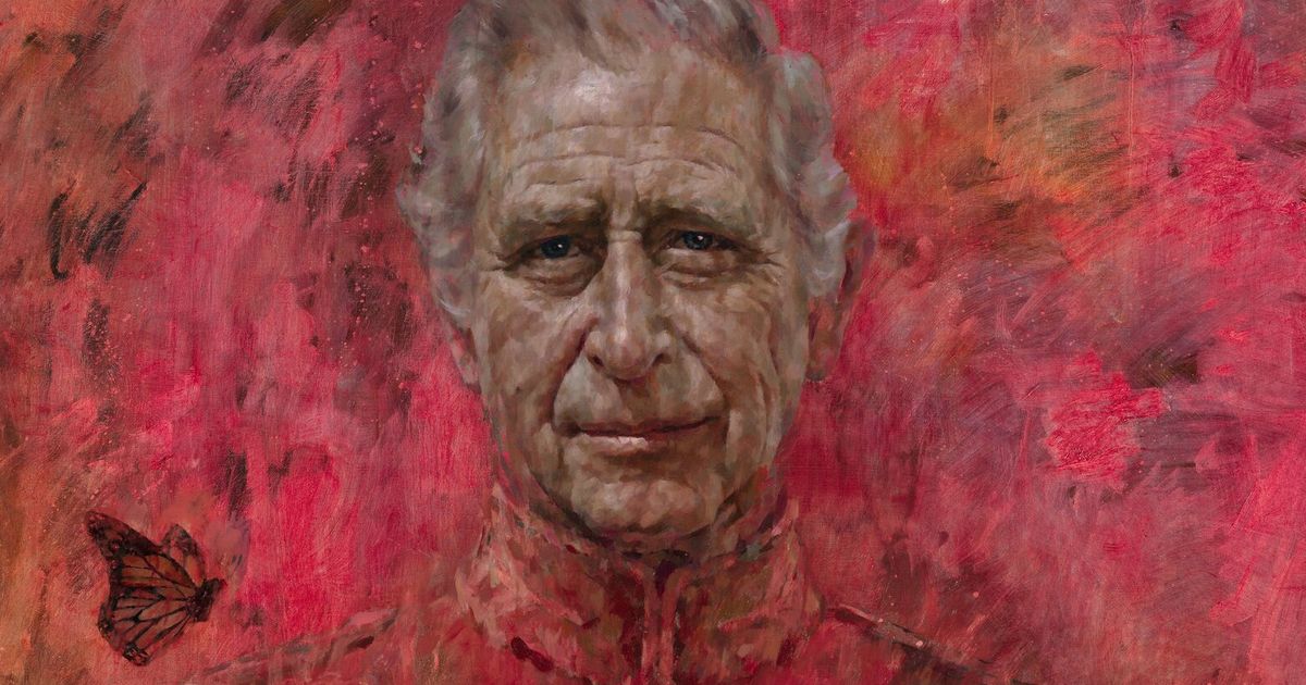 King Charles III unveils his first official portrait since his ...
