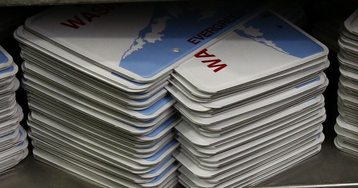 WA’s license plate shortage: What we know | The Seattle Times