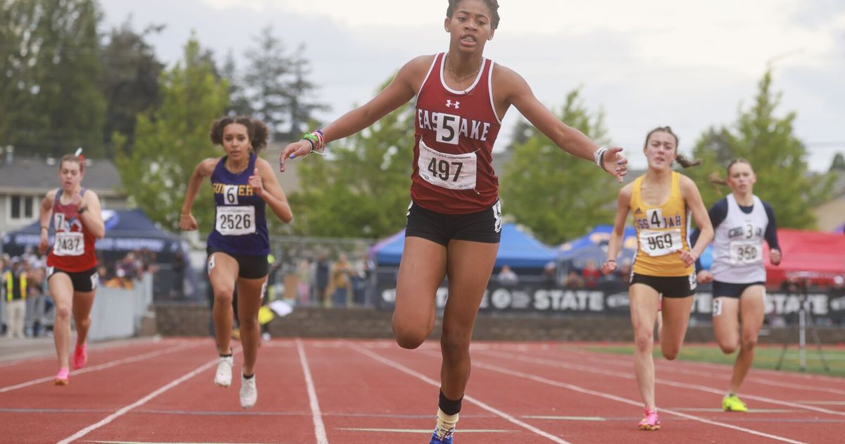 Girls track and field: Skyline senior Rebecca O’Keefe wins 3 state ...