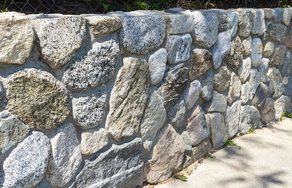 Mortared Stone Retaining Wall Dry Stacked Stone Walls – The Field