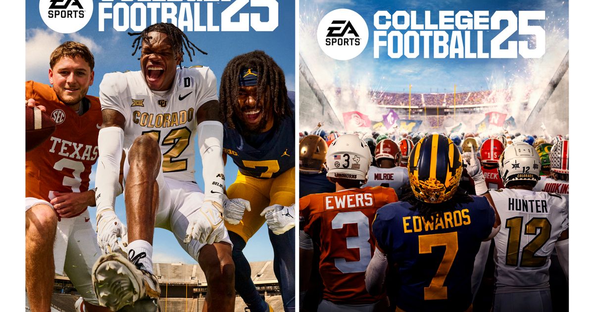EA Sports College Football 25 comes out on July 19. Edwards, Ewers ...
