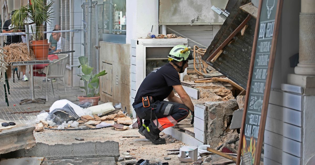 The building that collapsed on Mallorca, killing 4 people, lacked ...