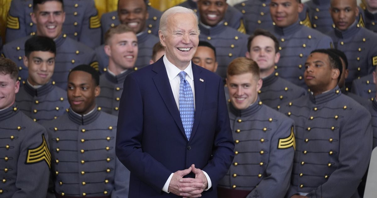 Biden recognizes US Military Academy with trophy for besting other ...