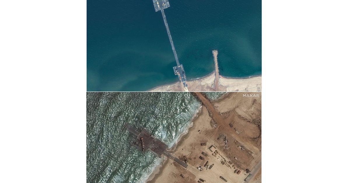 The US-built pier in Gaza broke apart. Here’s how we got here and what ...