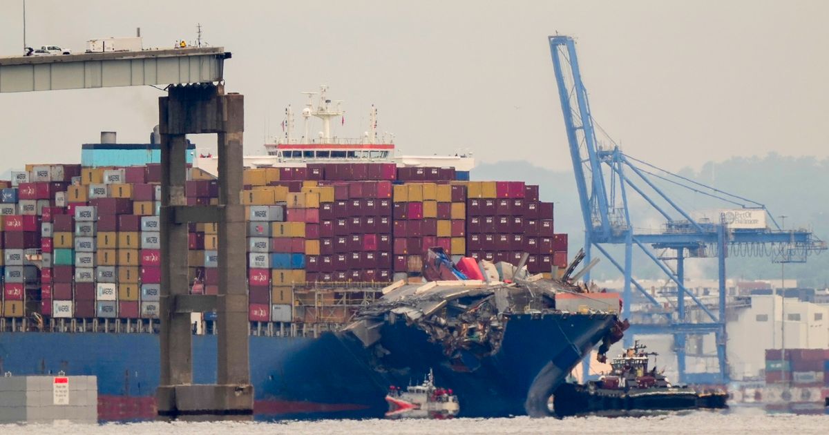 Tugboats escort ship that caused deadly Baltimore bridge collapse back ...