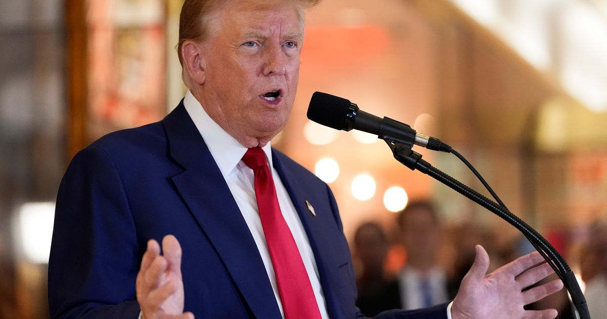 Donald Trump completes mandatory presentencing interview after less ...