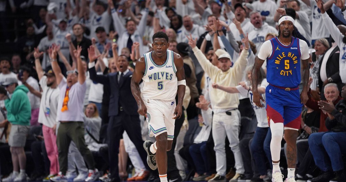 Timberwolves force Game 7 by blowing out Nuggets 115-70 behind 27 ...