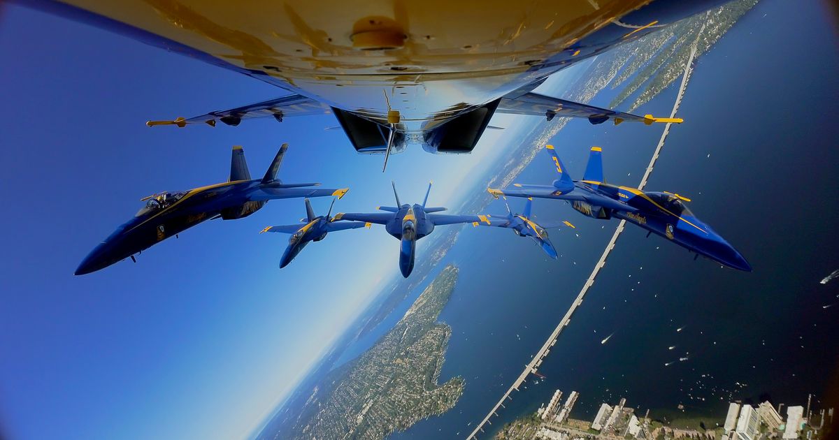 ‘The Blue Angels,’ filmed for IMAX, puts viewers in the ‘box’ with the ...