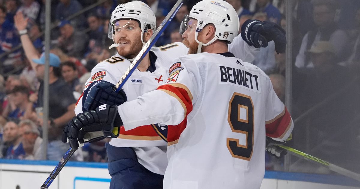 Panthers beat Rangers 3-2 in Game 5 to move within win of Stanley Cup ...