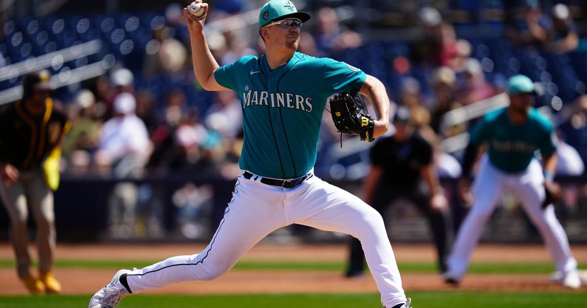 With help from Matt Brash, Mariners prospect Logan Evans on fast track ...