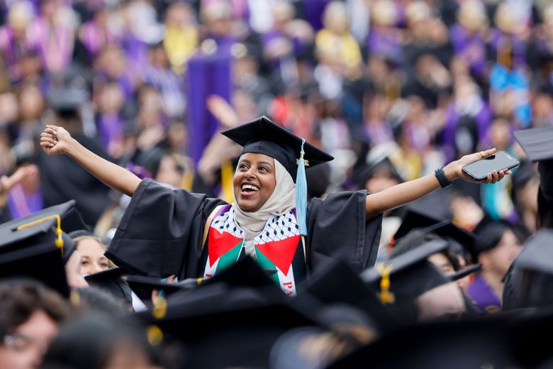University Of Washington Graduation Graduates Celebrate New Beginning