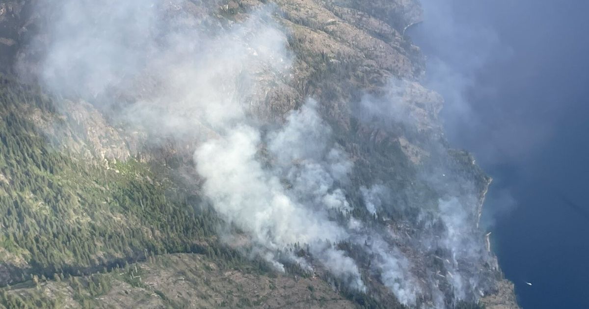 Wildfire near Chelan may have started as structure fire | The Seattle Times