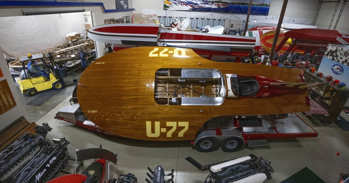 The vintage hydroplanes at this Kent museum still thrill on land and ...