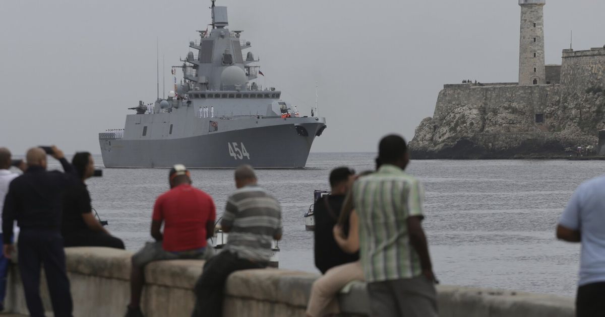 Russian warships reach Cuban waters ahead of military exercises in the ...