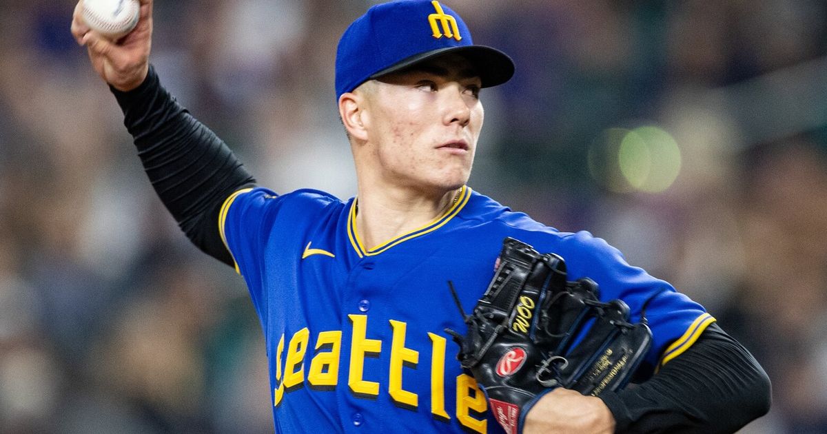 Bryan Woo on track to return after ‘clean’ MRI on elbow, Mariners say ...