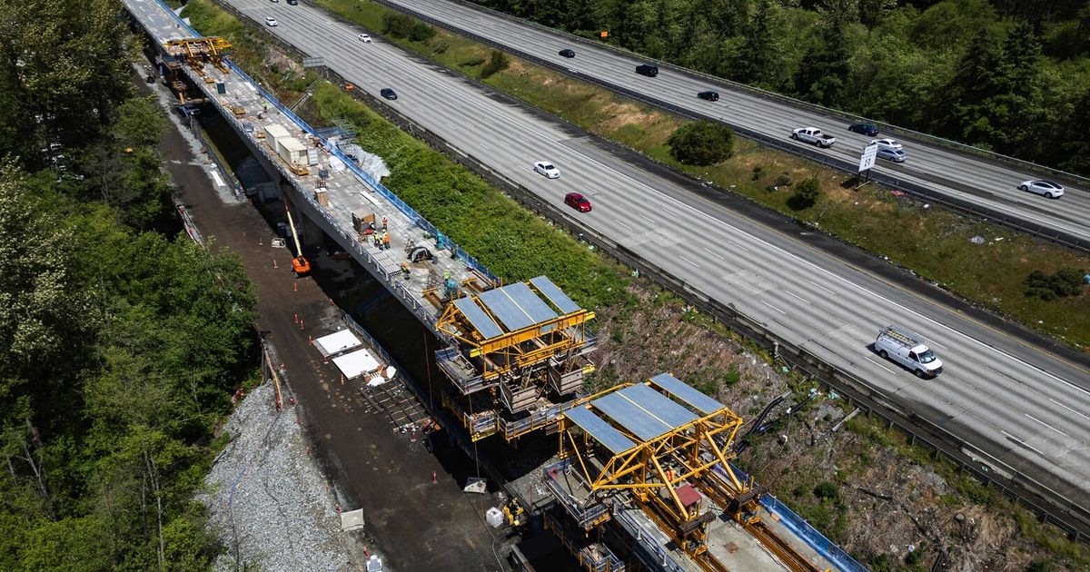 The light rail bridge spectacle you’ve eyeballed for so long nears the ...