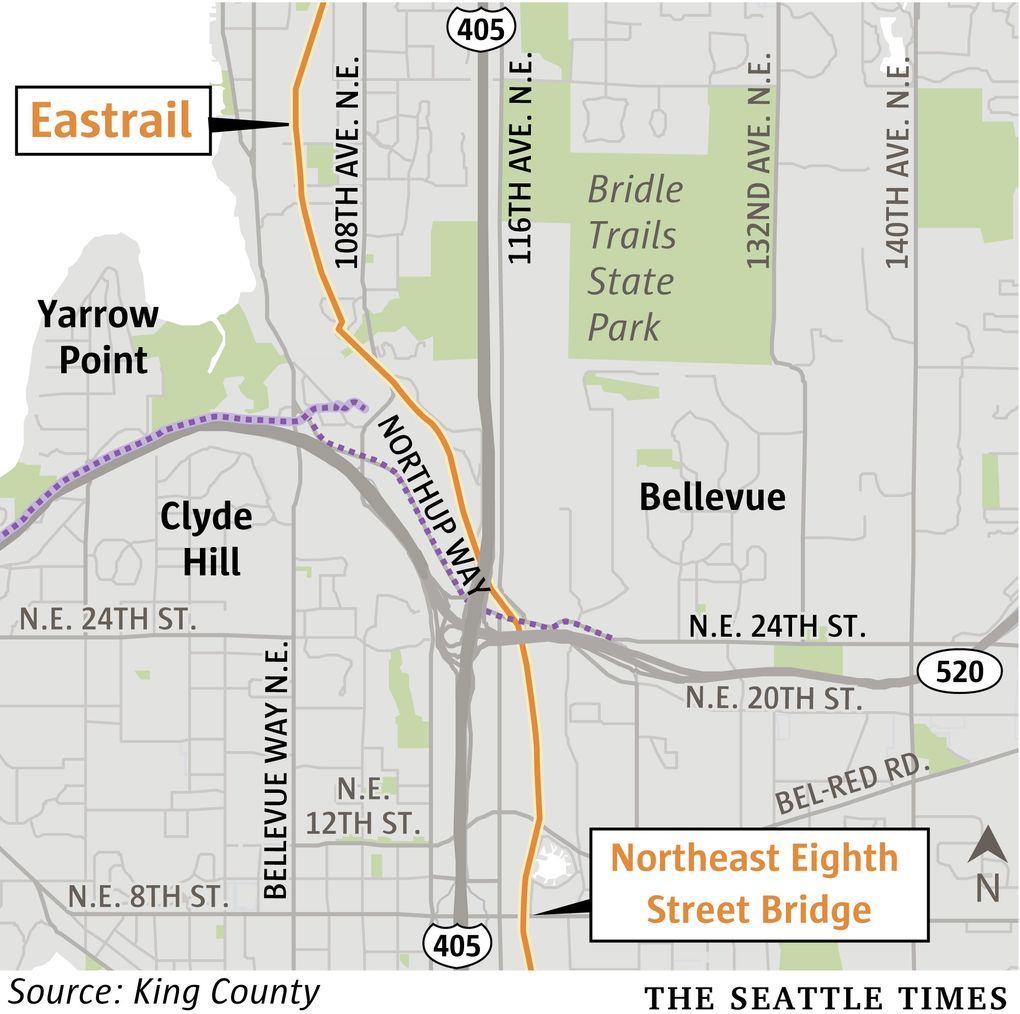 New Bellevue bridge linking trail with light rail opens Sunday | The ...