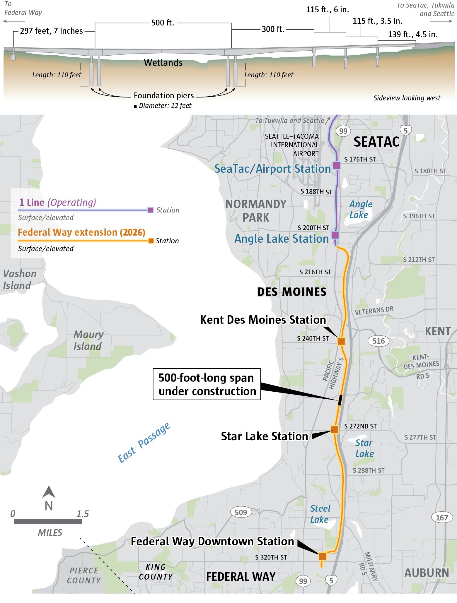 The light rail bridge spectacle you’ve eyeballed for so long nears the ...