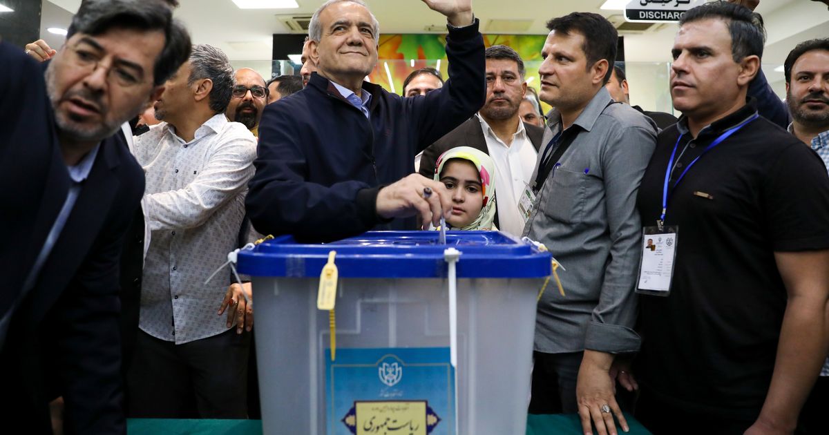 Iran to hold runoff election with reformist Pezeshkian and hard-liner ...