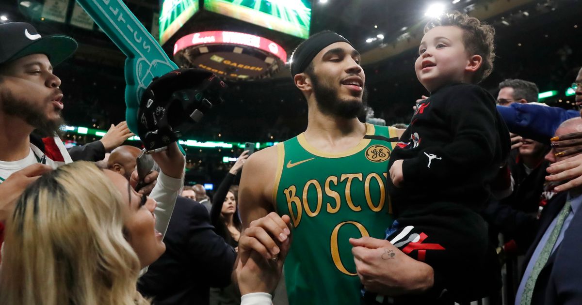 Celtics star Jayson Tatum reflects on Father’s Day on how being a dad ...