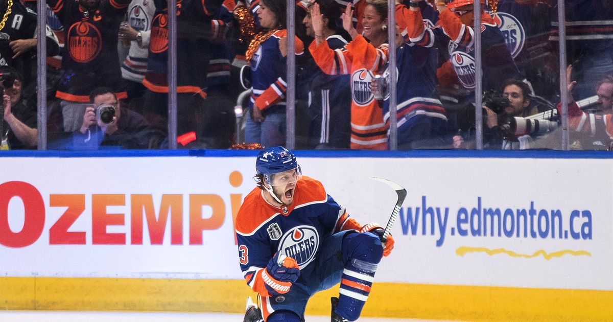 Scoring from unlikely sources helps the Oilers stay alive in the ...