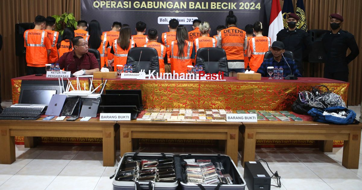 Indonesia detains 103 Taiwanese in a raid in Bali involving suspected ...