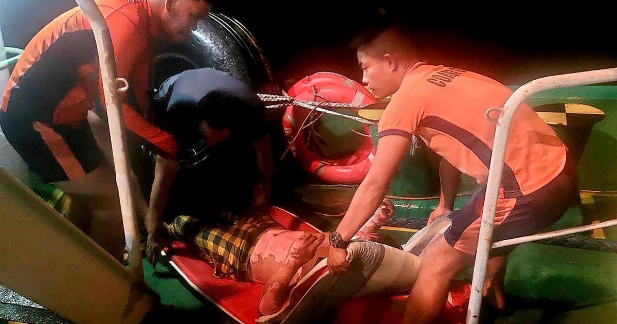 Boat explosion and fire at sea kills 6 Filipino fishermen as 6 others ...