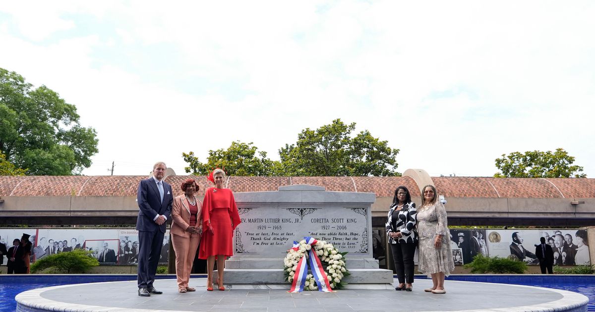 King and queen of the Netherlands pay tribute to MLK during visit to ...