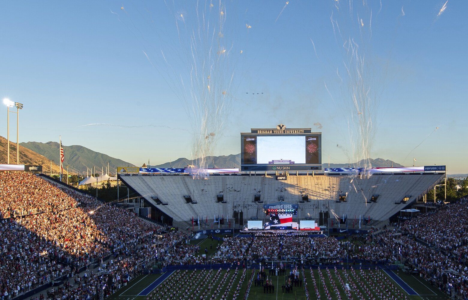 Multiple injuries reported after fireworks veer into the crowd at a ...