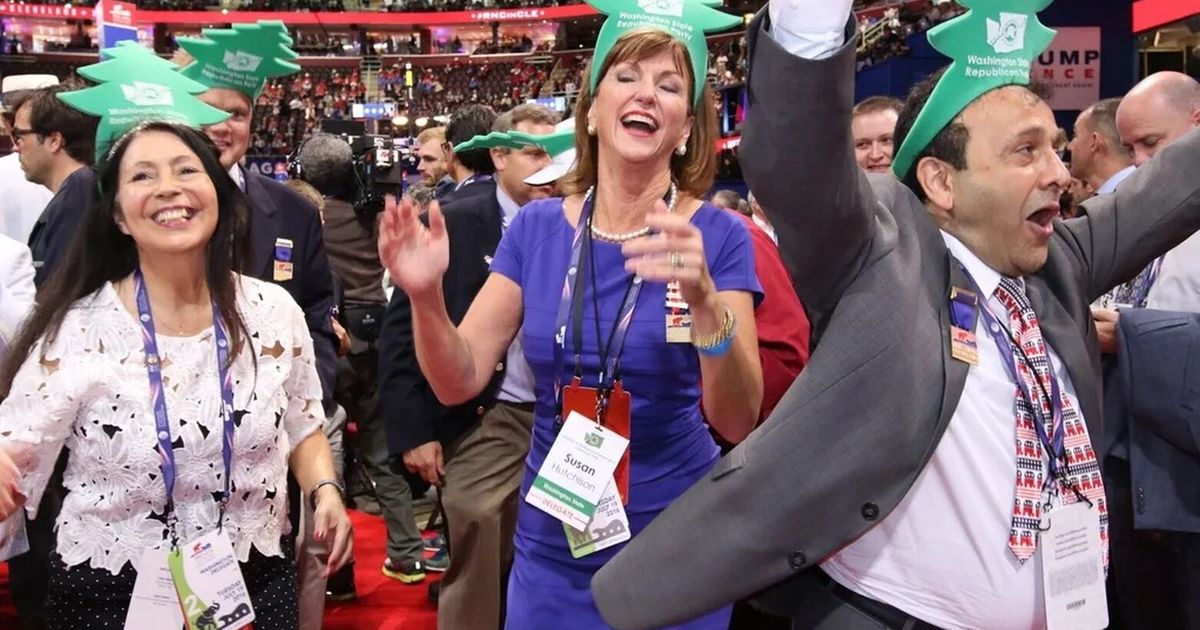 Tree hats worn by WA Republican delegates get the ax at RNC | The ...