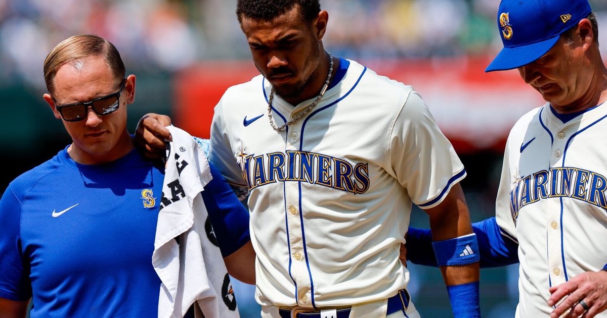 Mariners receive positive update after Julio Rodriguez leaves with ...