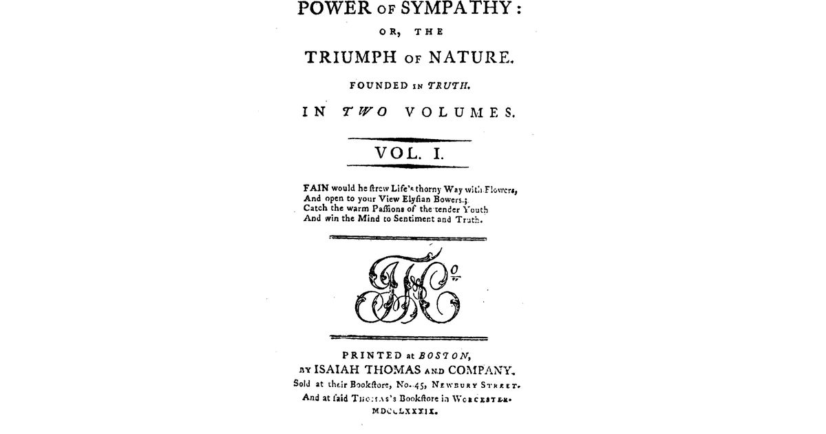 It’s considered the first American novel, but this 1789 book isn’t ...