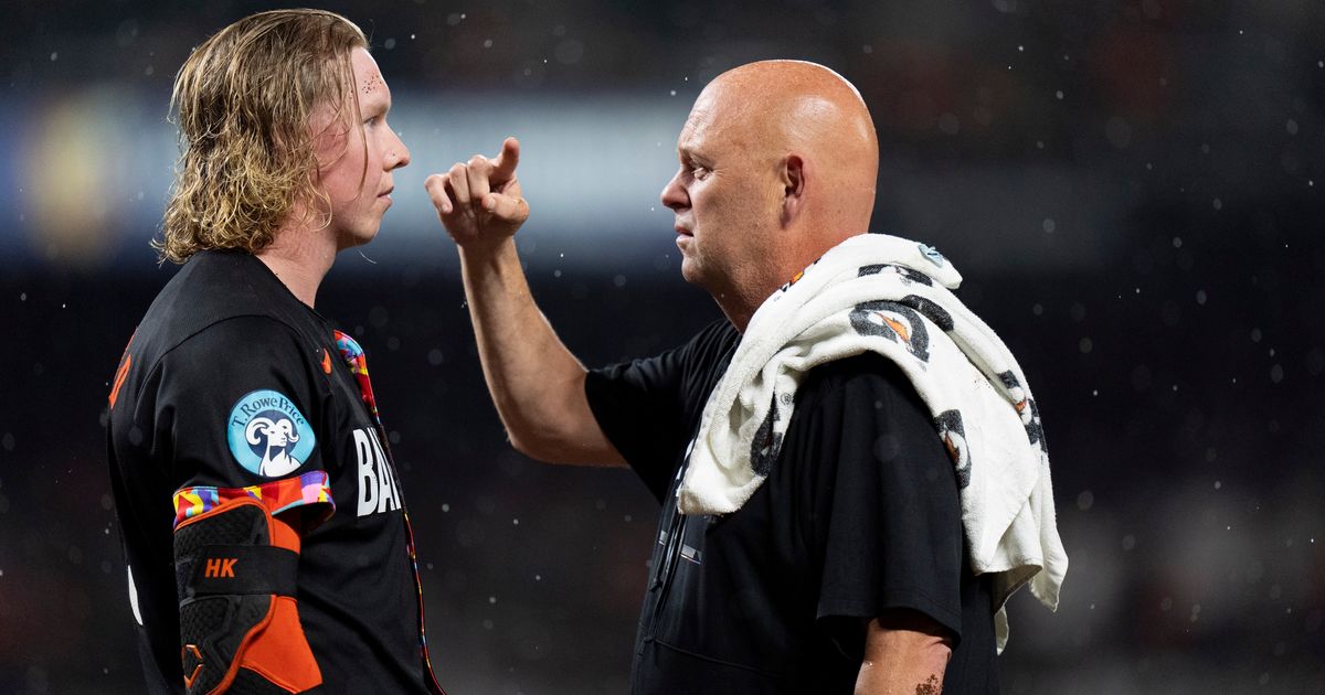 Orioles’ Heston Kjerstad goes on the 7-day concussion list a day after ...