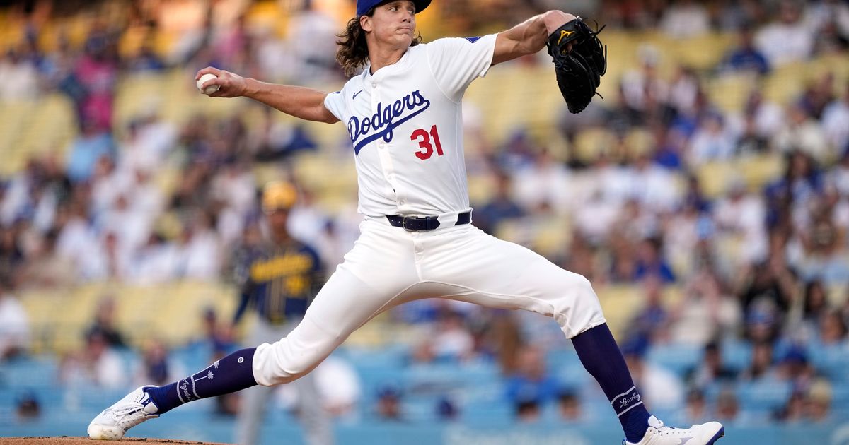 Dodgers place All-Star pitcher Tyler Glasnow on injured list with back ...