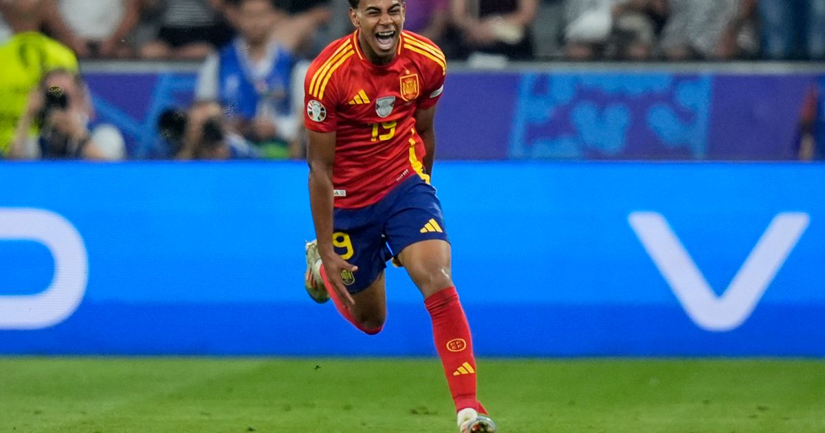 Spain’s 16-year-old Lamine Yamal becomes youngest-ever scorer at European Championship | The ...