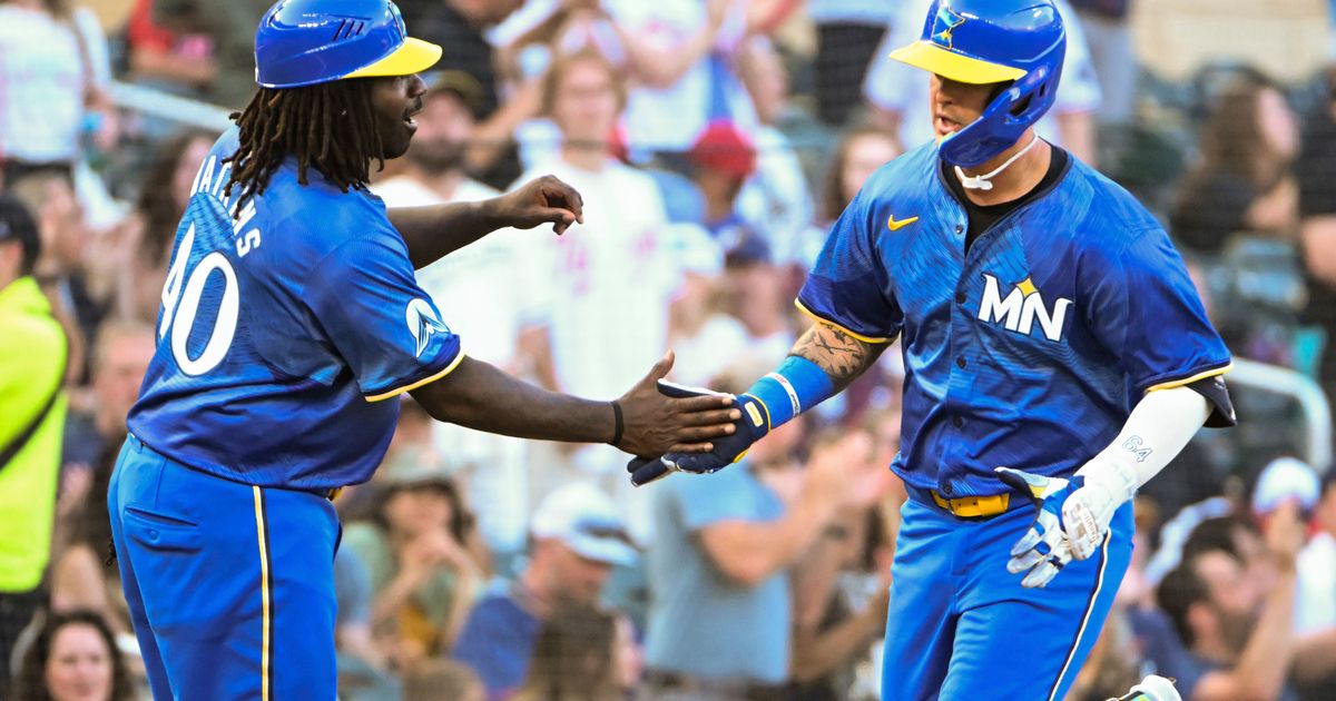 Twins DH José Miranda sets club record with hits in 10 consecutive ...