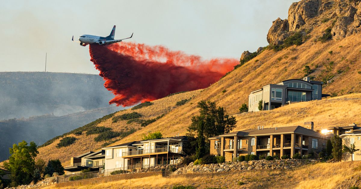 Salt Lake City wildfire prompts mandatory evacuations uphill from Utah ...