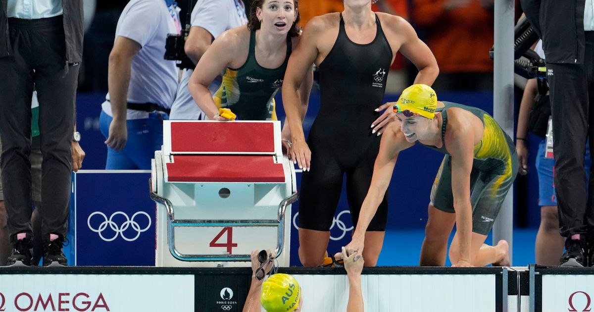 Australian women off to a dominant start in their Olympic swimming ...