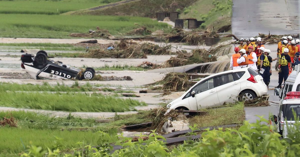 Heavy rain in northern Japan triggers floods and landslides, forcing ...