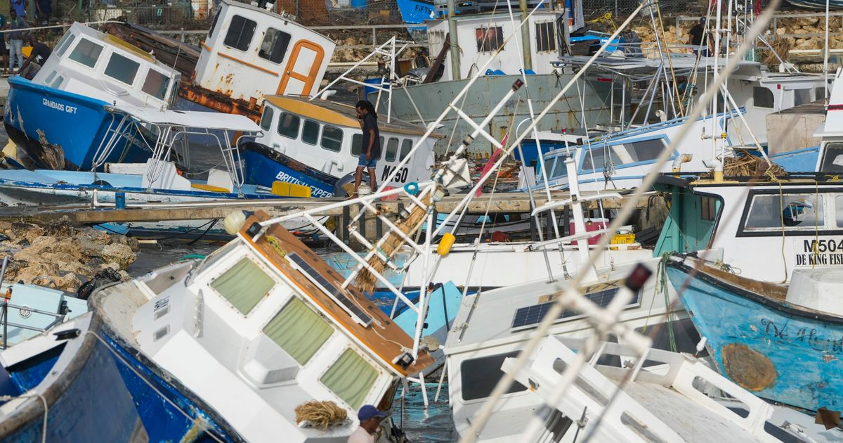 AP PHOTOS: From the Caribbean to Texas, Hurricane Beryl leaves a trail ...