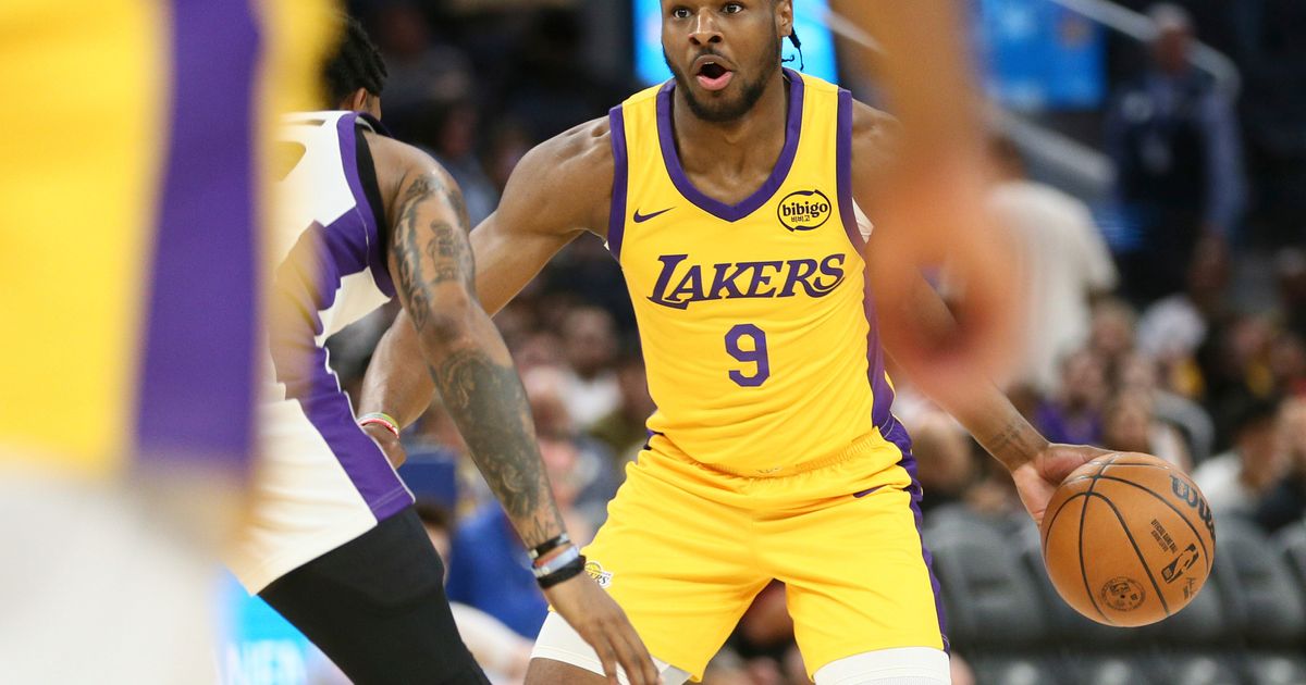 Looking a lot like dad, Bronny James makes NBA Summer League debut ...